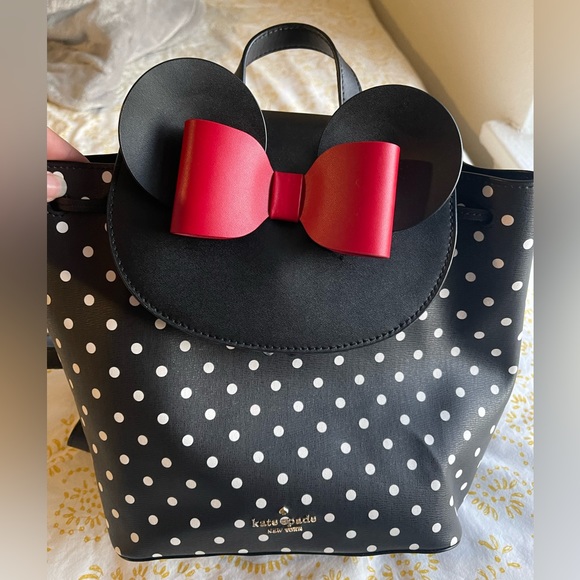 kate spade | Bags | Disney X Kate Spade New York Minnie Mouse Backpack ...